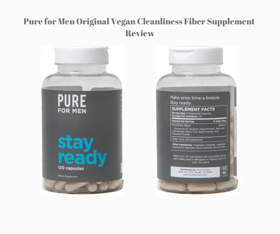 Stay Ready Vegan Fiber Supplement Review: Pure for Men - Slimsupp